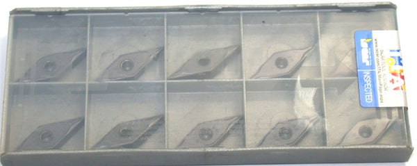Lot of 10 New Iscar VNMG 331-NF IC907 Carbide Coated Turning inserts 0