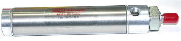 ARO 3" Stroke 1 1/16" Bore Stainless Silverair Air Cylinder SD11-N4B4-