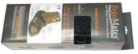 Impacto ErgoMate G88803M Ergo Mate Anti-Fatigue Overshoe, Black, Large