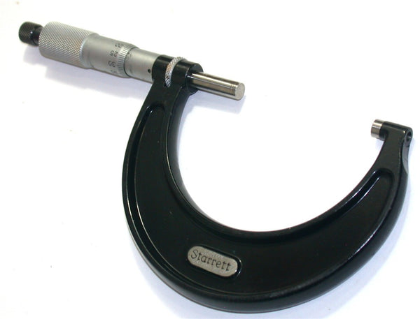 Starrett Micrometers Mics 50 To 75mm #436MRL-75 Calibrated w/Case