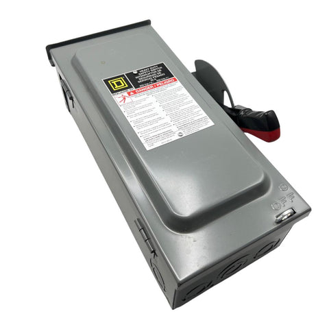 Square D HU361RB Heavy Duty Safety Switch 30A 600V Ser F05 Rainproof T ...