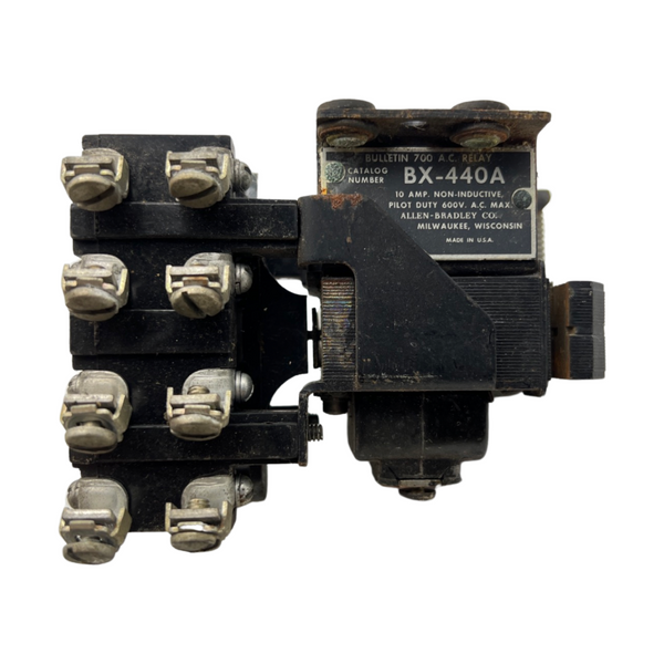 Allen Bradley BX-440A BUL. 700 A.C. Relay 10A Non-Inductive 600VAC Max ...