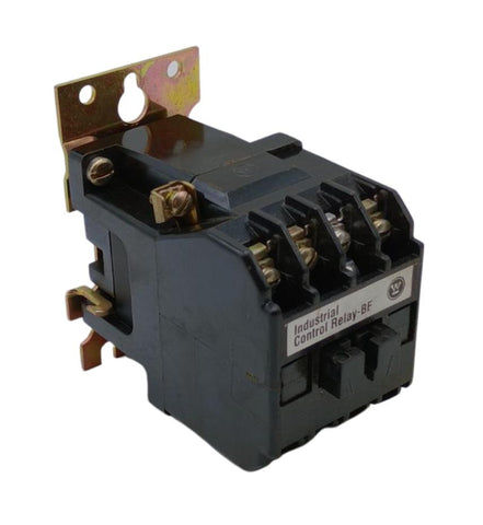 Westinghouse BF31F Industrial Control Relay Type BF 300VAC 3 Pole 1 NC