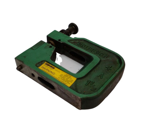 Unipunch 4A1-1/2 C-Frame Die Punch Tool 1-1/2" Width 8-3/8" Max Shut H
