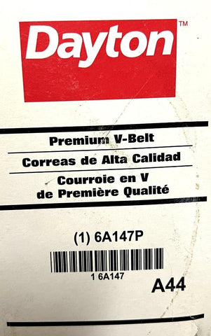 Dayton A44 Premium V-Belt 6A147P