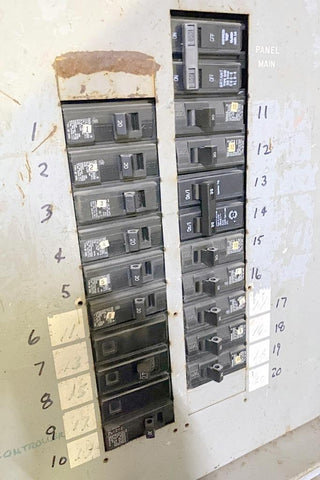 Mobile Power Distribution Unit Outlet Breaker Panel 480V 3 Ph to 240/1 ...