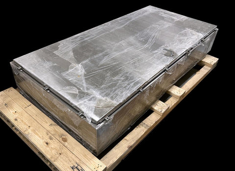 EMF Company 85" x 43" x 13.5" NEMA 4x Stainless Steel Control Panel En
