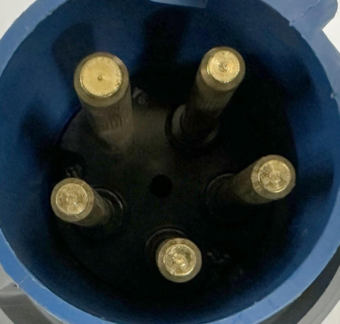 Hubbell 560P9W Pin and Sleeve Connector 60A 120/208 VAC 3 HP 3 Phase ...