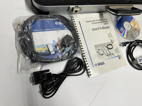 Vaisala MI70 Measurement Indicator & RH&T Probe HMP76 w/ Accessories