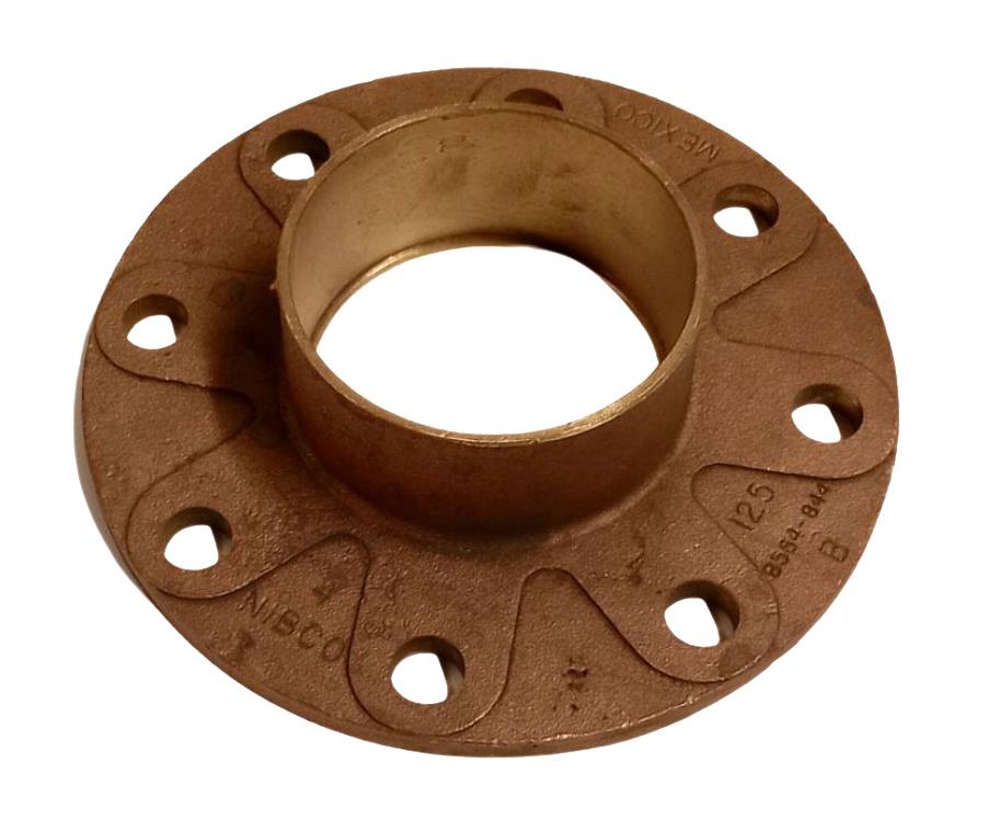 Nibco B584-844 4" Class 125 8-Bolt Brass Companion Flange