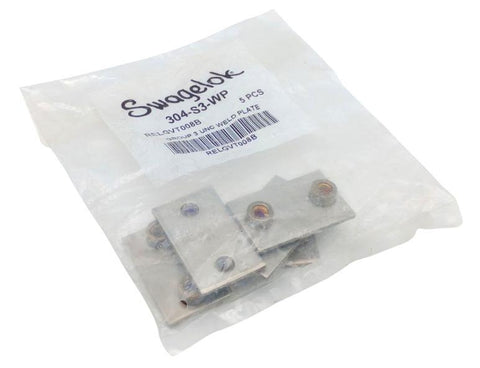 Swagelok 304-S3-WP Group 3 Stainless Steel Fractional Weld Plate 2"