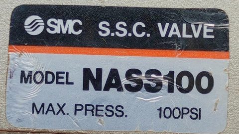SMC NASS100 Slow Start Speed Control Valve 1/8" NPT 100 PSI Max Pressu
