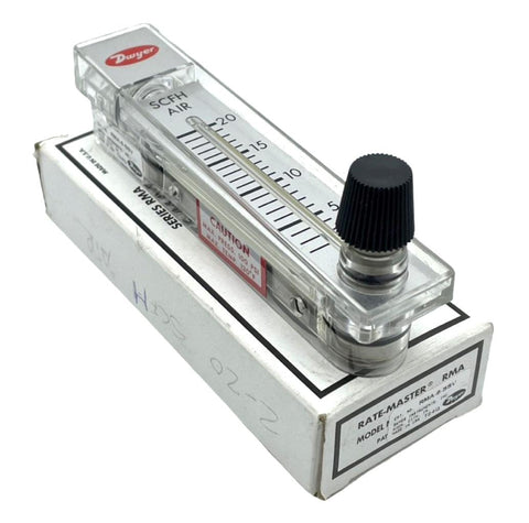 Dwyer RMA-6-SSV Rate-Master Flowmeter Series RMA 20 SCFH 100 PSI