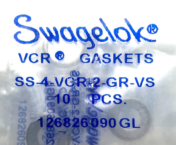 Swagelok SS-4-VCR-2-GR-VS 1/4" Face Seal Fitting Unplated Gasket - Pac