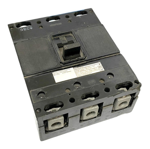 Gould ITE JD3-B400 3-Pole JD Frame Circuit Breaker 400A 240VAC 125/250