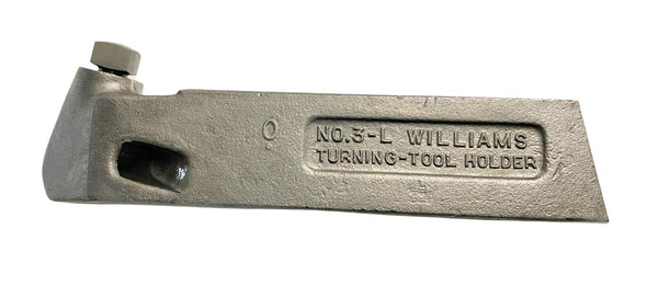 J.H. Williams No. 3-L Left Handed Metal Lathe Turning Tool Holder 8" O
