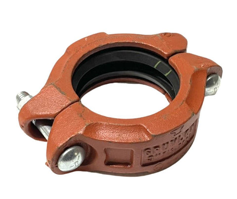 Gruvlok 7001 Ductile Iron Grooved Flexible Pipe Coupling W/ Gasket 3"
