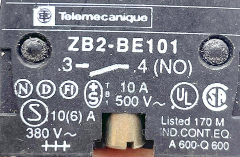 Telemecanique ZB2-BE101 Black Selector Switch 10A 500V – Surplus Select