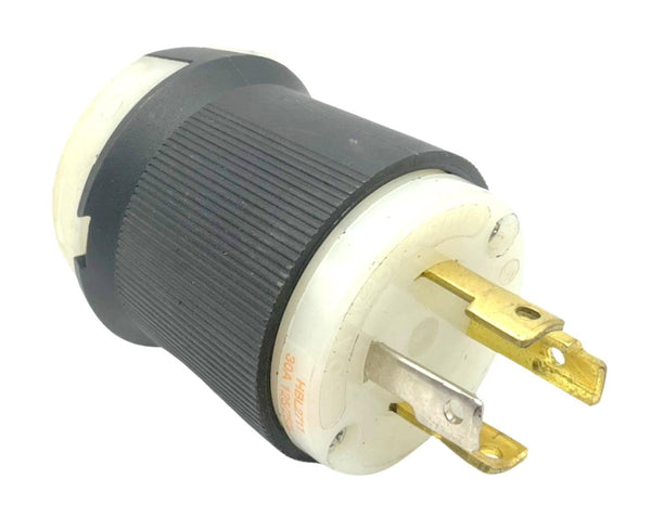 Hubbell HBL2711 Male Twist-Lock Plug 30A 125/250VAC 3-Pole 4 Wire ...