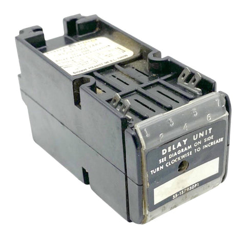 General Electric CR120KT00124AA Ser. K Electric Time Delay Relay 24V 6