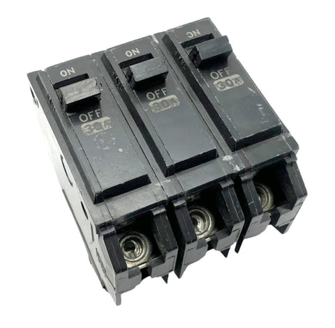 General Electric THQB32030 3-Pole Circuit Breaker 30A 240V 3PH Bolt-On