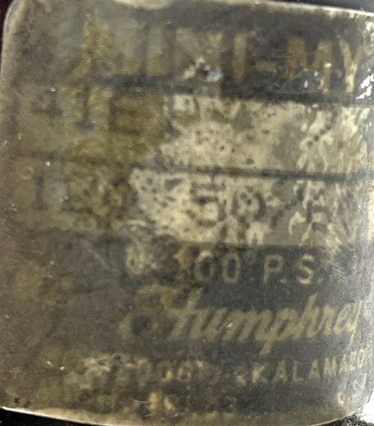 Humphrey 41E1 Mini-Myte Direct Acting 3-Way Solenoid Valve 24VDC