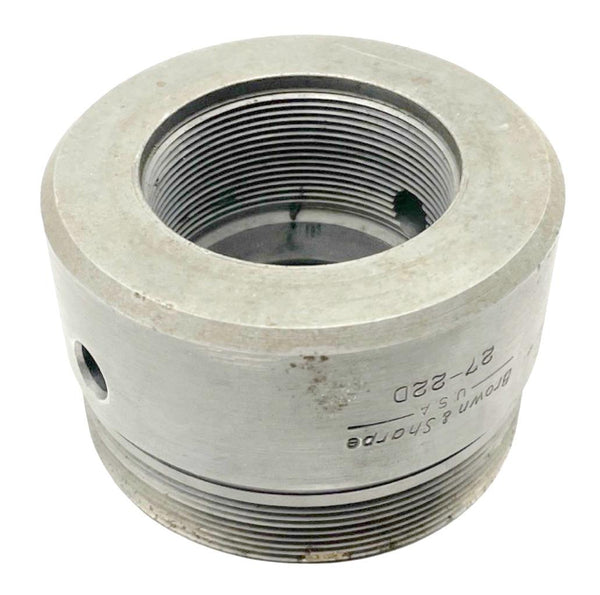 Brown & Sharpe 27-22D Feed Tube Adapter 2-1/2" OD 1-1/2" ID