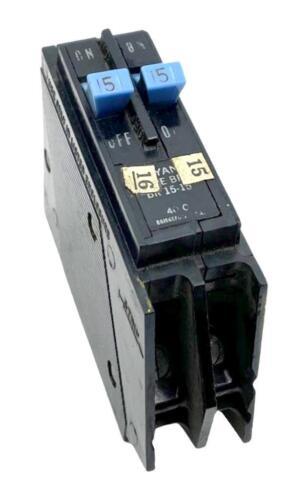 Bryant BR1515 2-Pole Twin Circuit Breaker 15/15A 120/240VAC