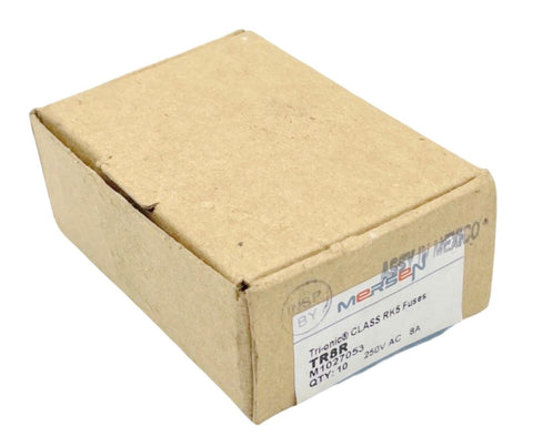 Mersen TR8R Tri-Onic Class RK5 Electrical Fuse 8A 250VAC - Box of (10)