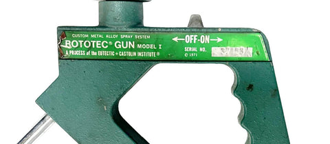 RotoTec Eutectic Castolin Model I Gun Metal Alloy Spray System