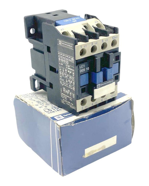 Telemecanique LC1D0910G6 3-Pole Contactor 9A 600V 3-Phase 120V 60HZ Co