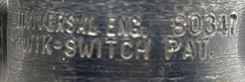 Universal Engineering 80247 1" Kwik Switch 300 Light Duty End Mill Too