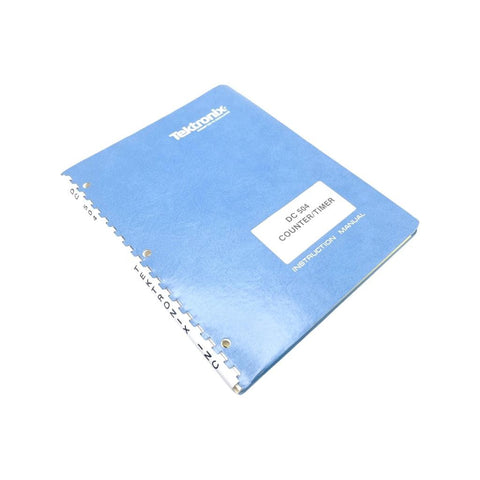 Tektronix DC 504 Counter/Timer Instruction Manual