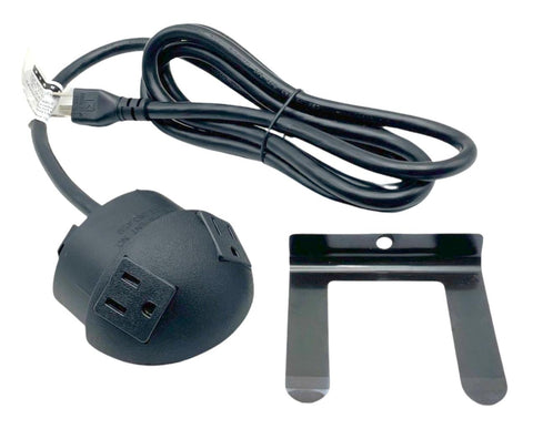 Byrne BE01124-F04-72 Relocatable Power Tap Half Sphere 2-Outlet 72" Po ...