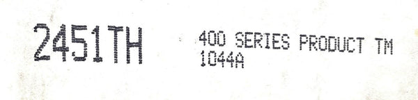 System Sensor 2451TH 400 Series Photoelectric Smoke Detector .34 - .70