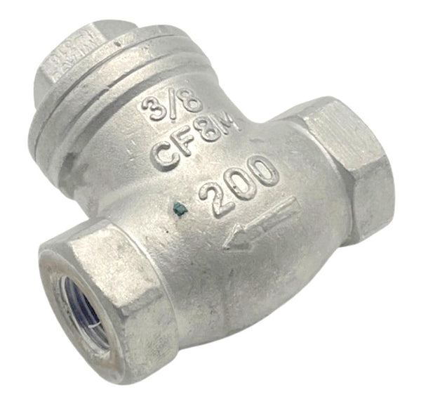 Sharpe 20276 Swing Check Valve 3/8IN CF8M 200NPT Stainless Steel Threa ...