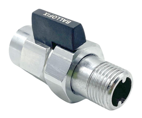 Ballofix SS Mini Ball Valve 3/4" Male Connector 1/2" Female Threaded W