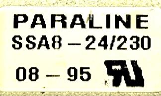 PARALINE SSA8-24/230 Transformer 1 Port Side Bracket Mount Metal Finis ...