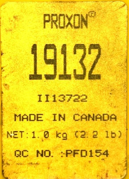 Proxon 19132 E + C Powder 2.2LB Eutetic + Castolin Yellow/Red Enclosur ...