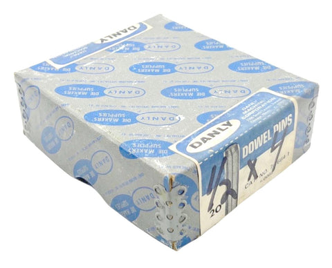 Danly 1/2" x 4" Dowel Pins +.0002 Metal Finish Threaded