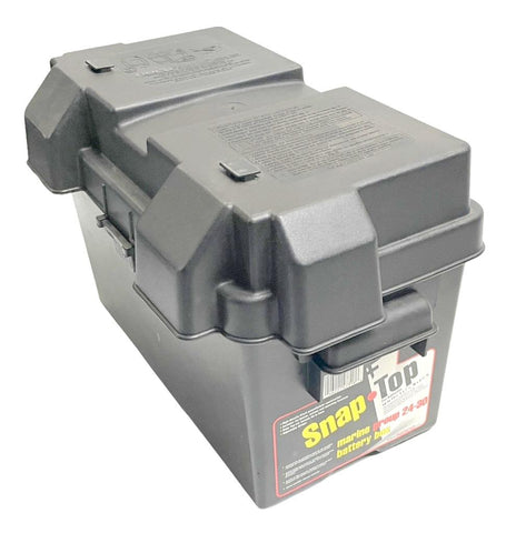 NOCO HM318BK Snap-Top Polyethylene Battery Box Marine Group 34-30