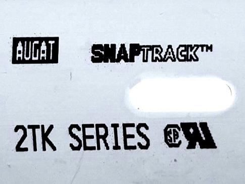 (Lot of 2) RDI 2TK Series DIN Mounting Rail Snaptrack Gray Plastic