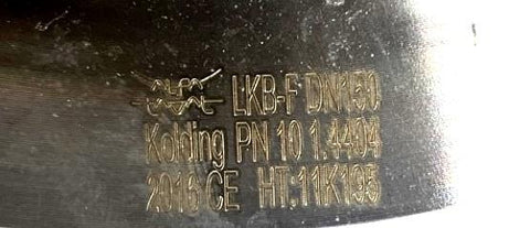 Alfa Laval LKB-F Butterfly Valve 4" DN150 HT:11K195 PN 10 1.4404 Stain