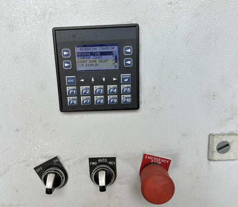 Mac Automation 12" x 75" Power Cleated Belt Conveyor w/ Programmable C