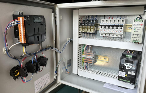 Mac Automation 12" x 75" Power Cleated Belt Conveyor w/ Programmable C