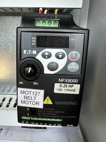 Mac Automation 12" x 75" Power Cleated Belt Conveyor w/ Programmable C