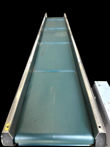 Mac Automation 12" x 75" Power Cleated Belt Conveyor w/ Programmable C