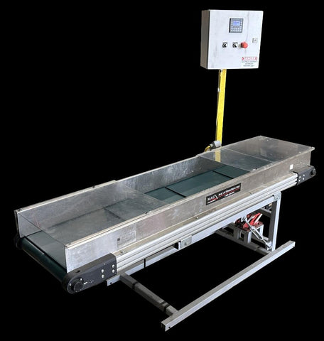 Mac Automation 15" x 75" Power Cleated Belt Conveyor w/ Programmable C