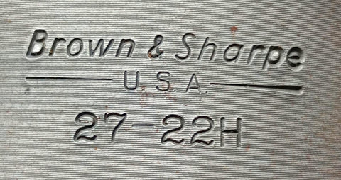 Brown & Sharpe 27-22H Screw Machine Round Feed Tube Adapter – Surplus ...