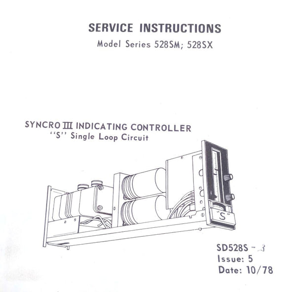 Moore Products 528SM / 528SX Syncro III Indicating Controller Service